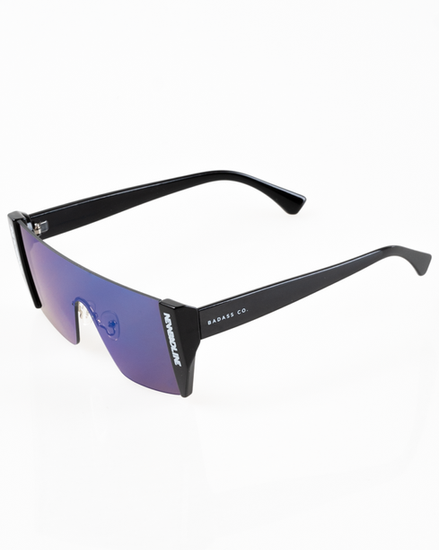 NEW BAD LINE OKULARY TRAPSTAR BLACK FLASH BLUE MIRROR 20-76 - OKULARY ...
