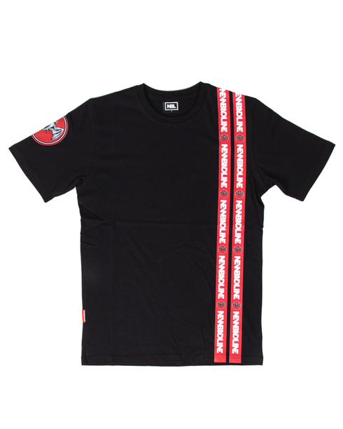 NBL x BACARDI NBL x BACARDI T-SHIRT 2LINES BLACK - KOSZULKI T-SHIRT