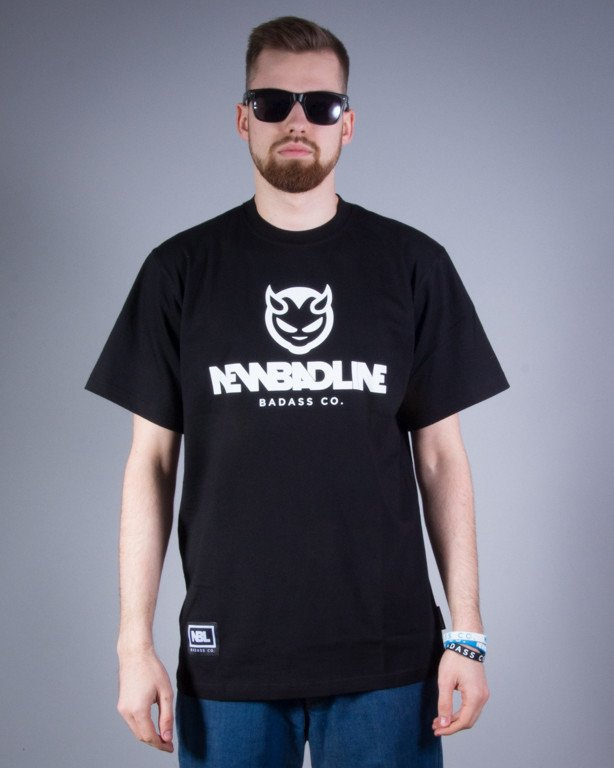 NEW BAD LINE NEW BAD LINE KOSZULKA DEVIL BLACK - KOSZULKI T-SHIRT