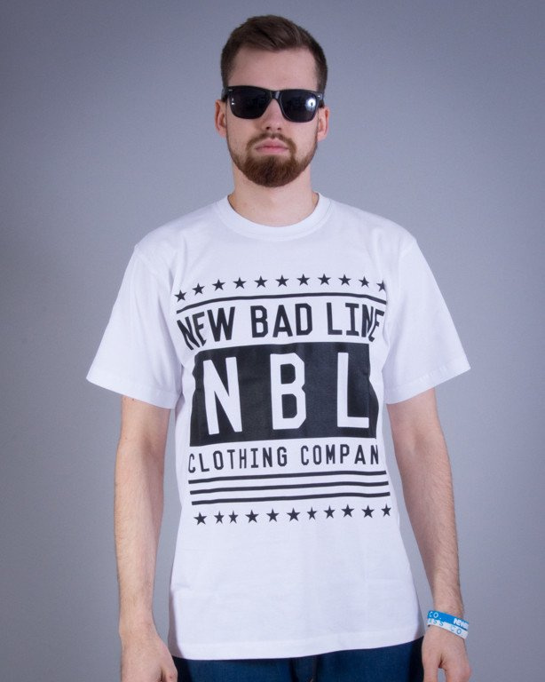 NEW BAD LINE NEW BAD LINE KOSZULKA SWAG WHITE - KOSZULKI T-SHIRT